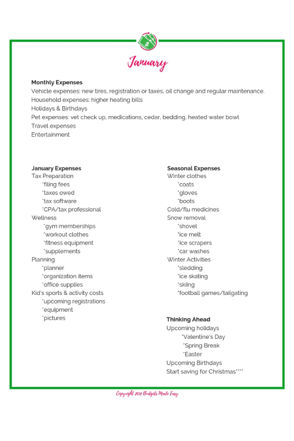 12+ Monthly Budget Busters List That Will Save Your Sanity and Budget