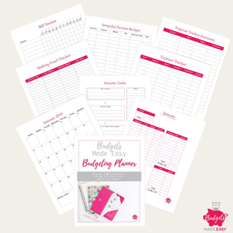 Budget Planner with bonuses - Budgets Made Easy
