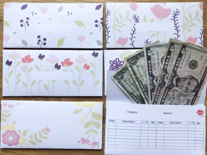 Floral Cash Envelopes - Budgets Made Easy