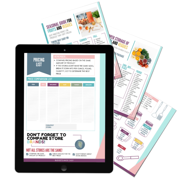 Meal Planning Bundle - Budgets Made Easy