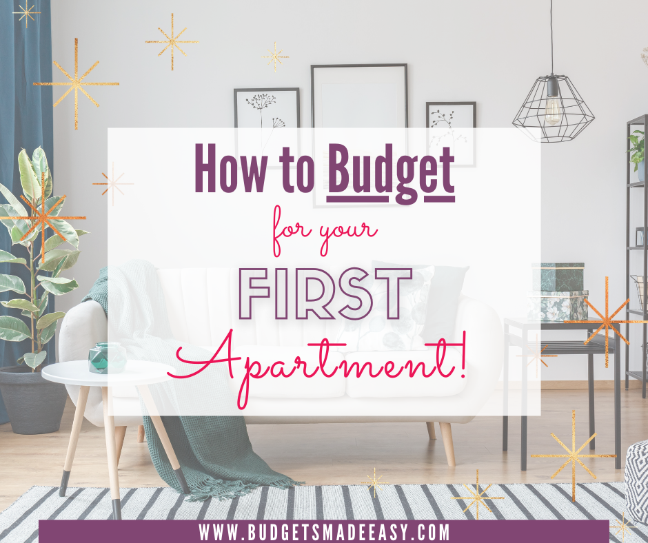 First Apartment Budget Checklist Budgets Made Easy